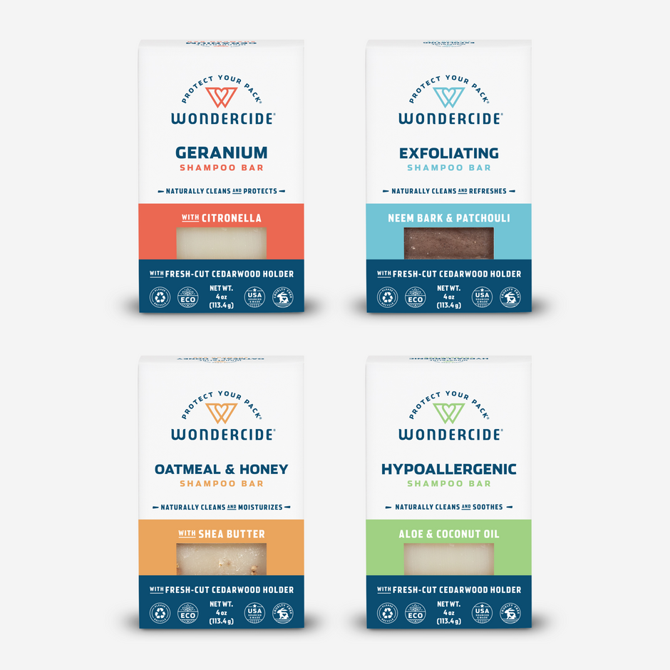 Flea and Tick Shampoo for Dogs Plus Shampoo Bars - Wondercide®
