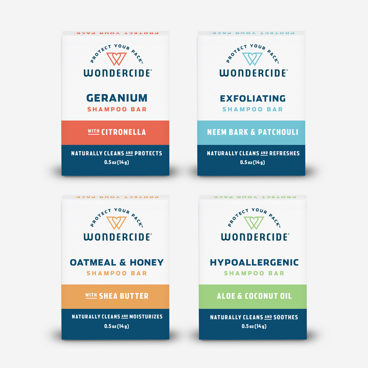 Flea and Tick Shampoo for Dogs Plus Shampoo Bars - Wondercide®